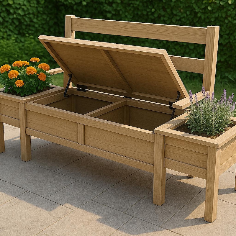 Outdoor Bench for Plant Pots - Etsy UK