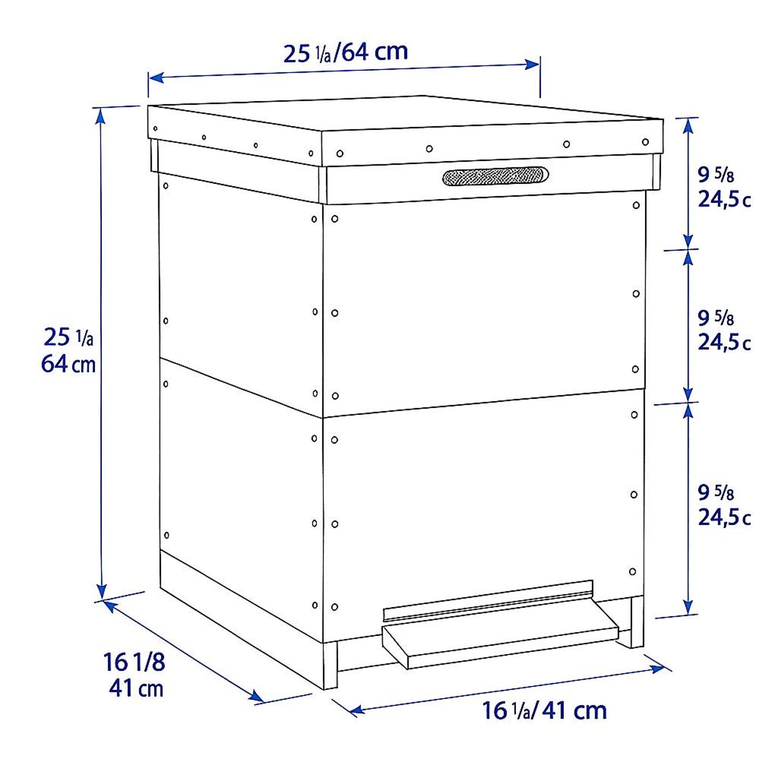 Langstroth Beehive Blueprint: DIY Wooden Hive Plan (printable PDF) - Etsy