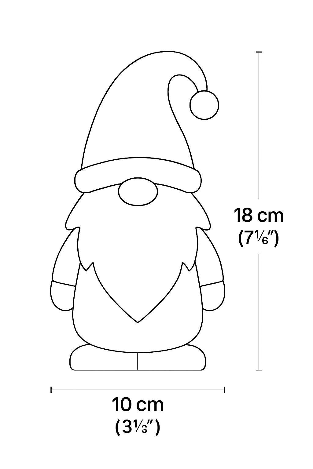 Christmas Gnome Template – A4 Printable Woodworking Pattern | Layered ...
