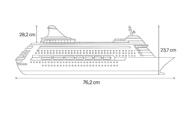 Luxury Cruise Ship Model Plan – Modern Ocean Liner Blueprint PDF for ...