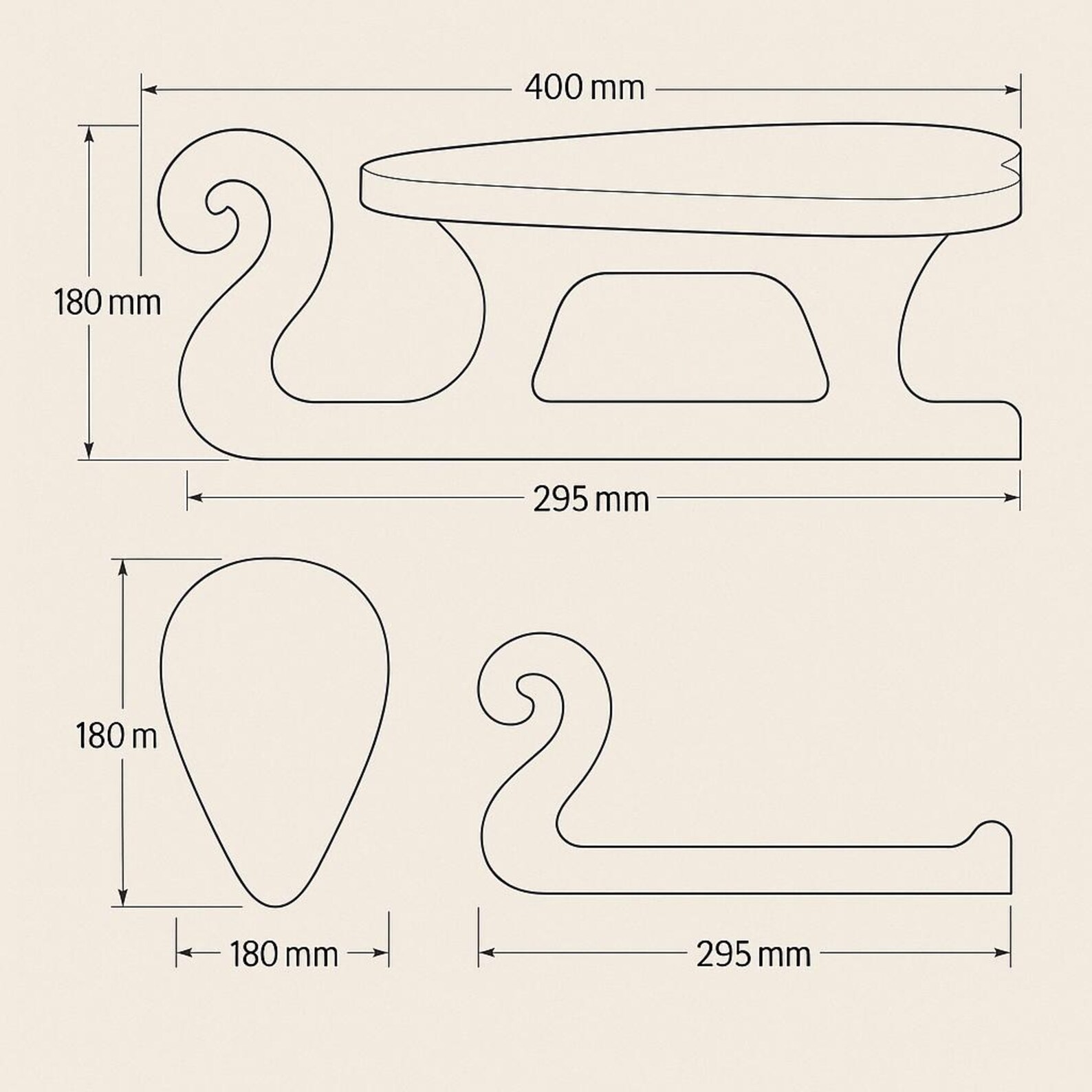 Heart Sleigh Tray Woodworking Plan – DIY Wooden Christmas Decor ...
