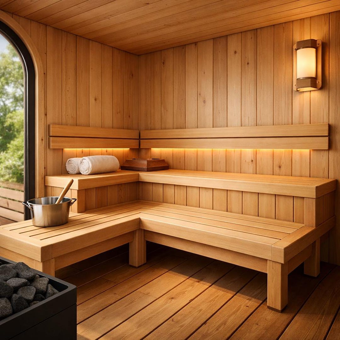 Modular Sauna Bench System Plans – Diy Wooden Sauna Seating Woodworking ...
