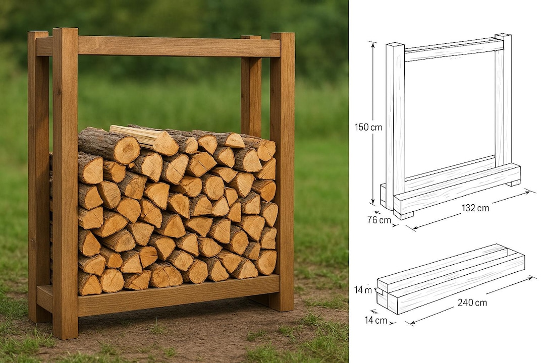 Diy Wooden Log Holder