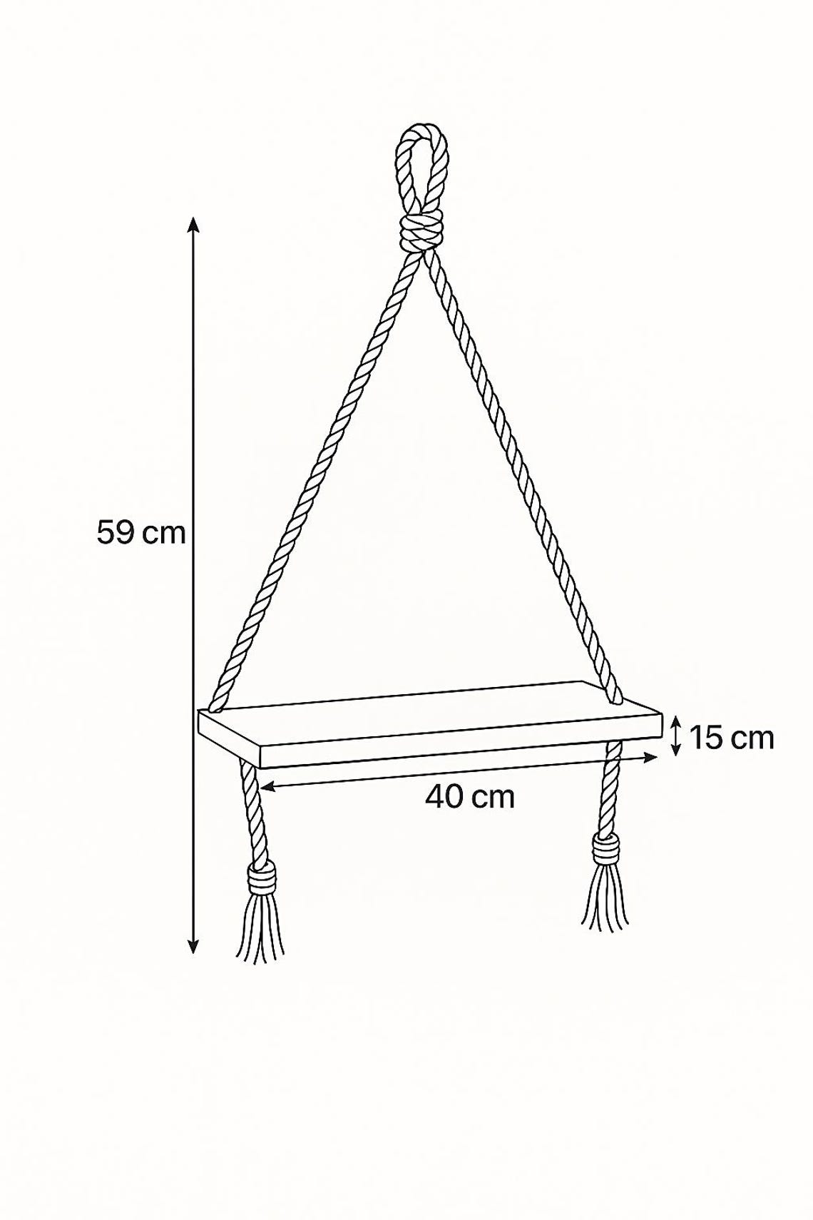 Triangle Swing Shelf Plan | DIY Boho Wall Decor | Nordicblueprints PDF ...