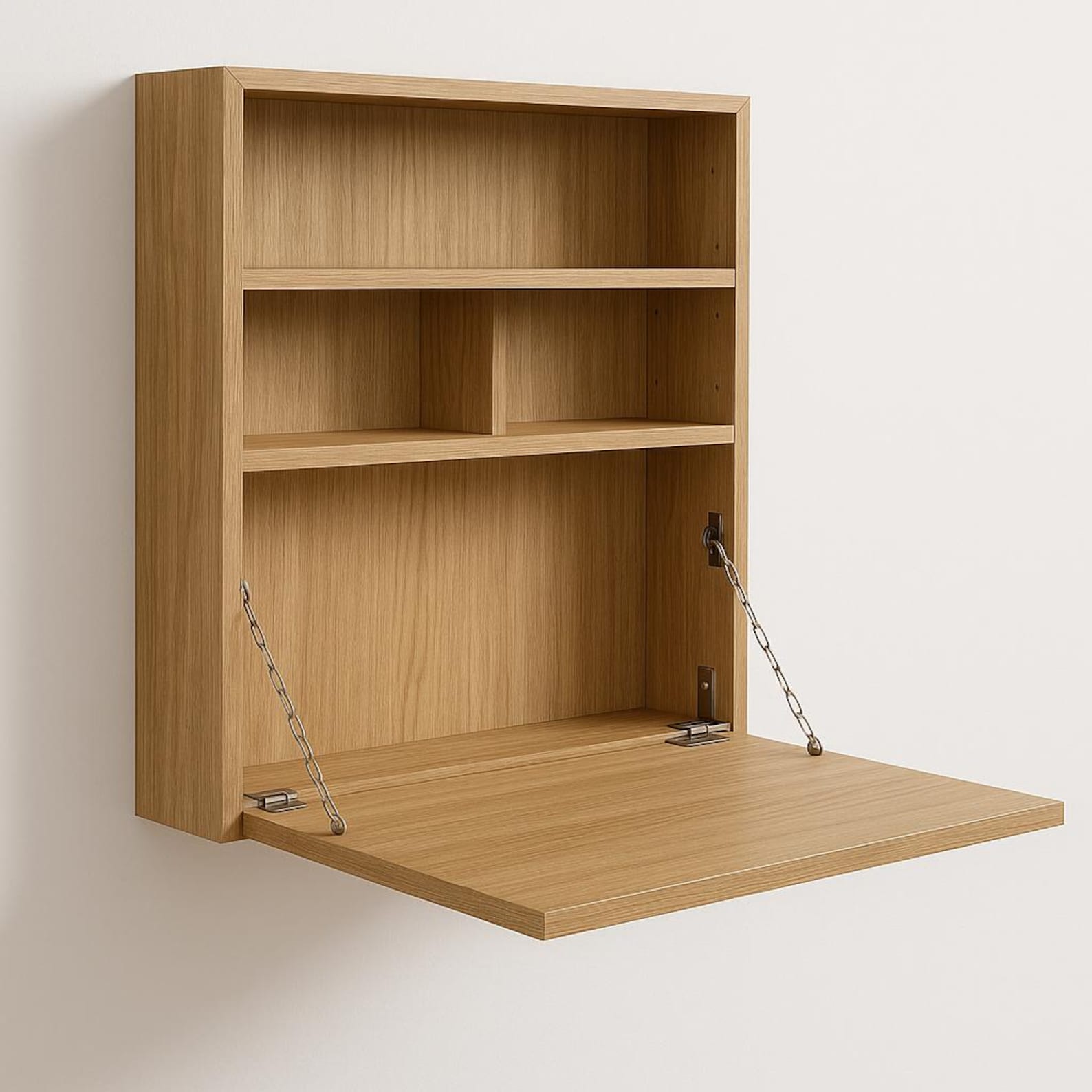Wall-mounted Foldable Desk Plan – DIY Space-saving Table Blueprint ...