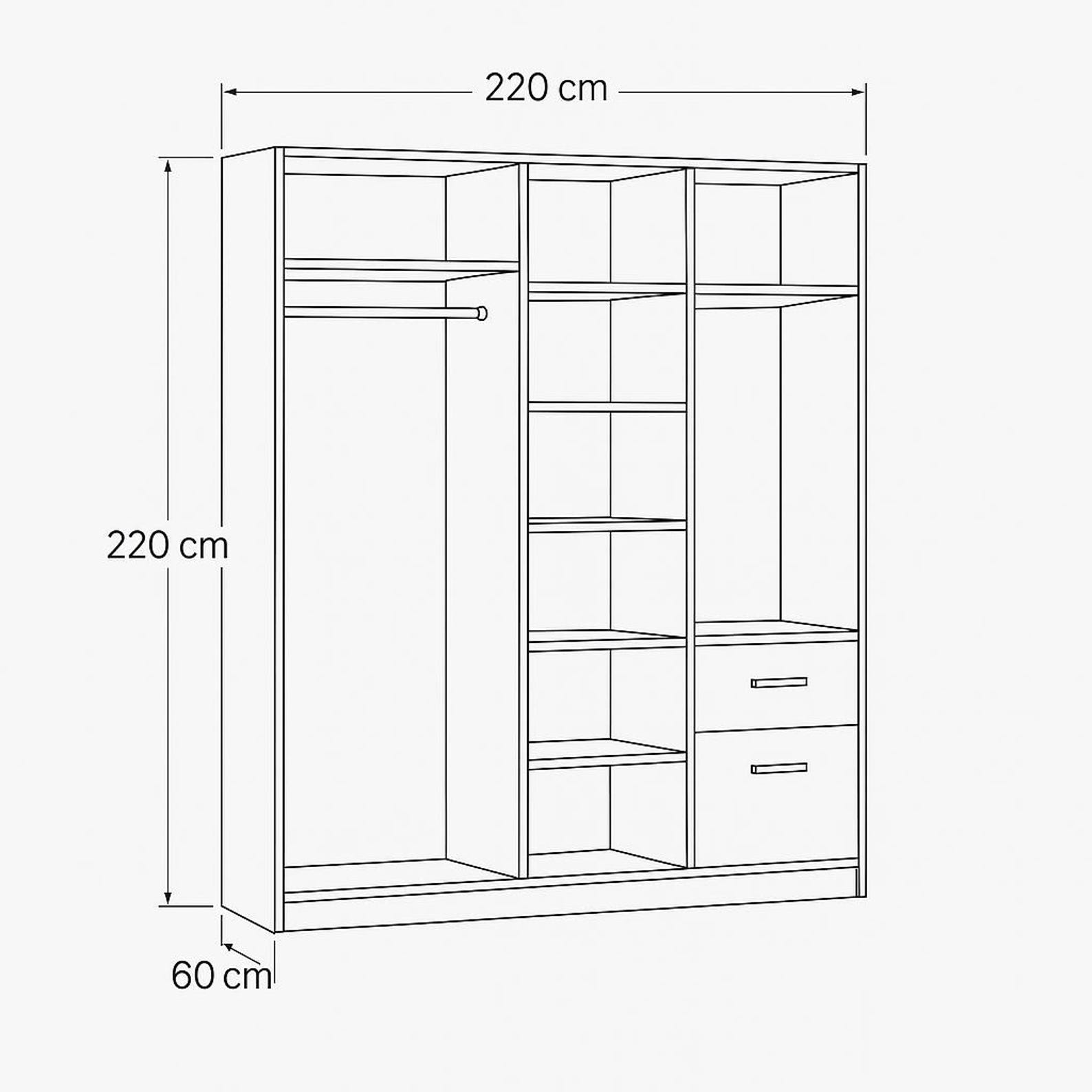 Modular Closet System Blueprint – DIY Wood Wardrobe Plans (digital ...