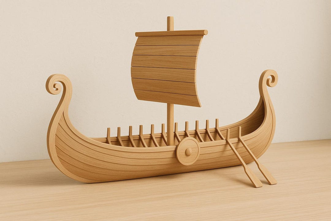 Viking Longboat Model Plan – DIY Wooden Ship Blueprint PDF - Etsy