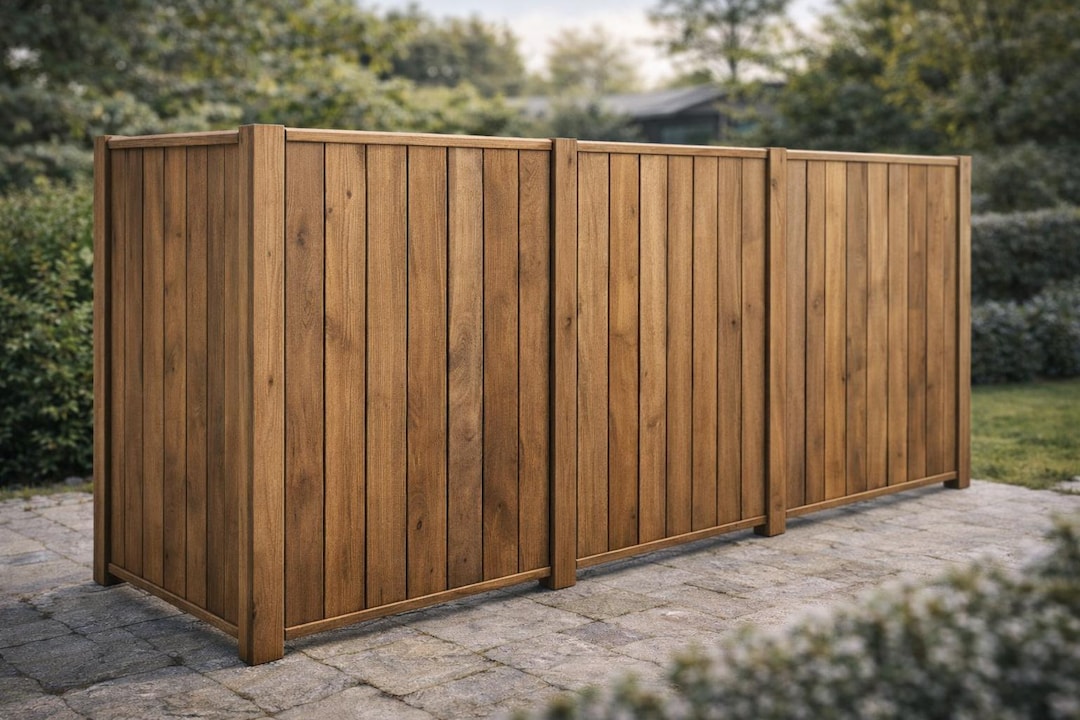 Modular Wooden Windbreak Plans – DIY Garden Privacy Fence Panel ...