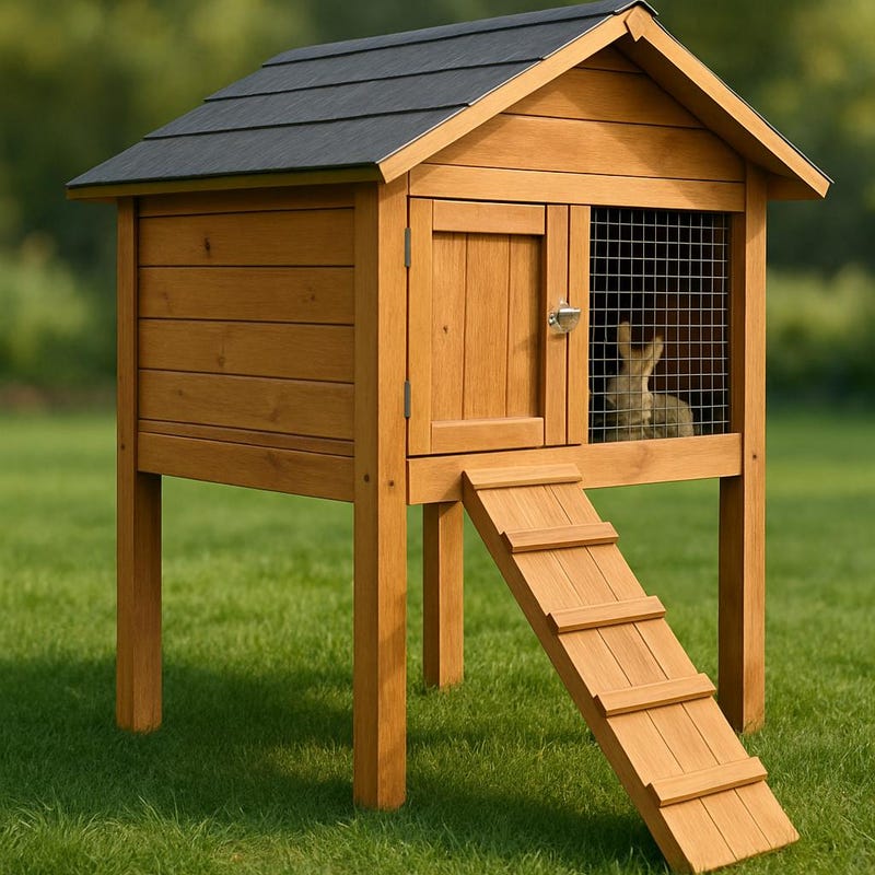 Rabbit Hutch Bunny Cage - Etsy UK