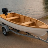 DIY Mini Electric Boat Plans: Flat Bottom Plywood Design (PDF Download ...