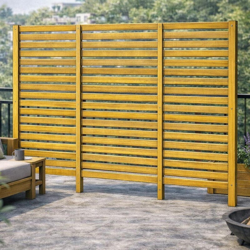 Wooden Slat Screen - Etsy UK