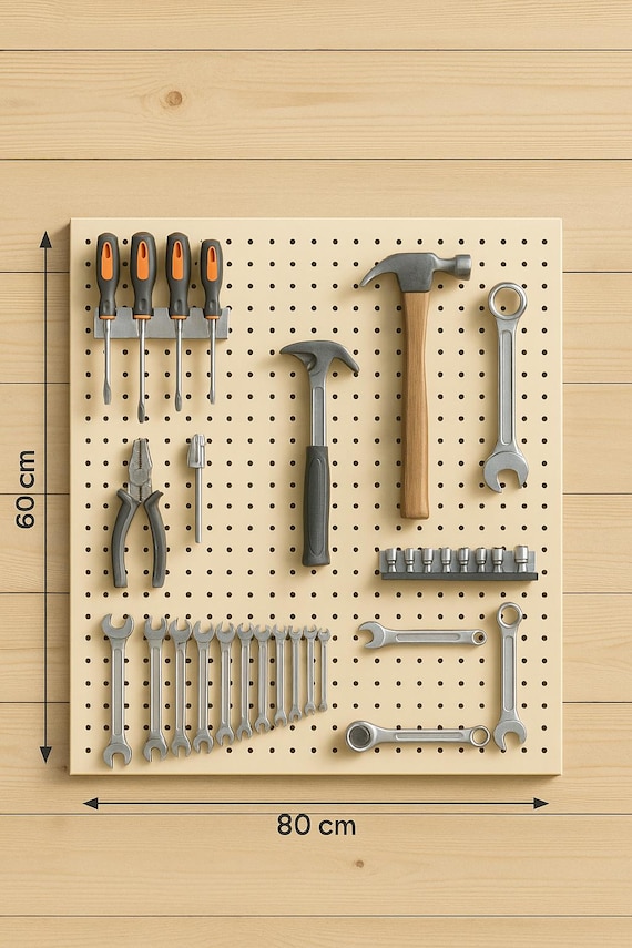 Workshop Pegboard Storage