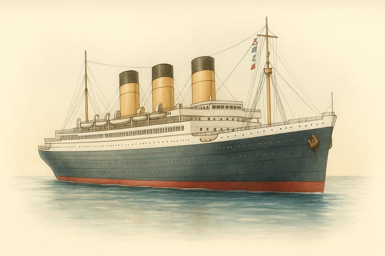 Modern Cruise Ship Model Plan PDF – DIY Ocean Liner Blueprint With ...