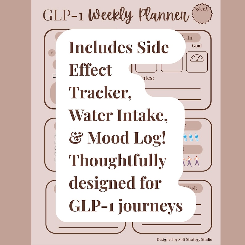 GLP-1 Weekly Tracker | GLP-1 Weight Loss Tracker | Track Glp-1 ...