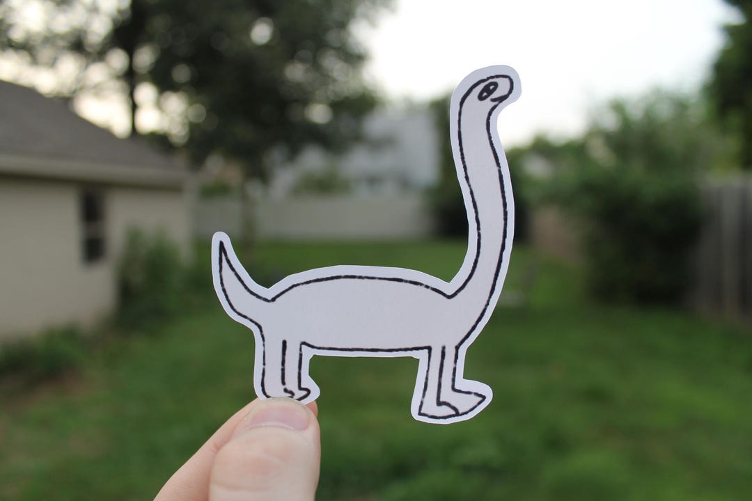 Funny Dinosaur Meme Sticker - Waterproof Glossy Vinyl Decal - Etsy