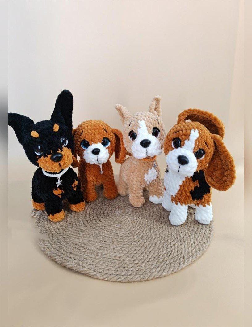 4in1 Plush Dog Breeds , Dogs – Amigurumi Crochet Pattern PDF | Digital ...
