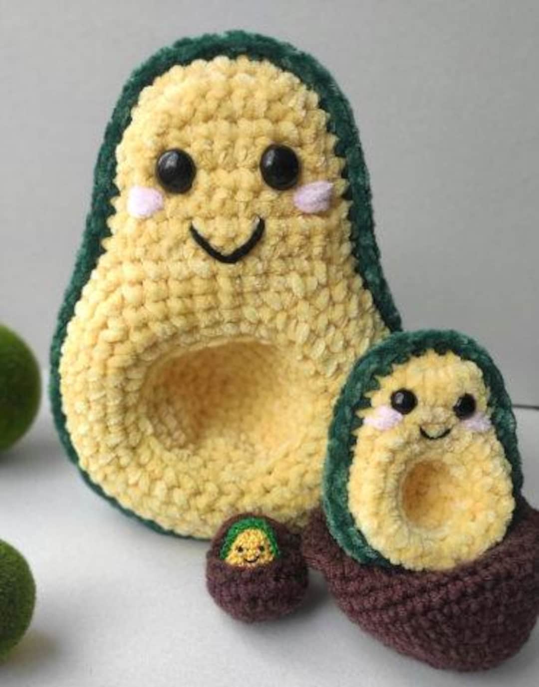 3in1 Avocado Nesting Dolls Amigurumi Crochet Pattern - PDF Digital ...