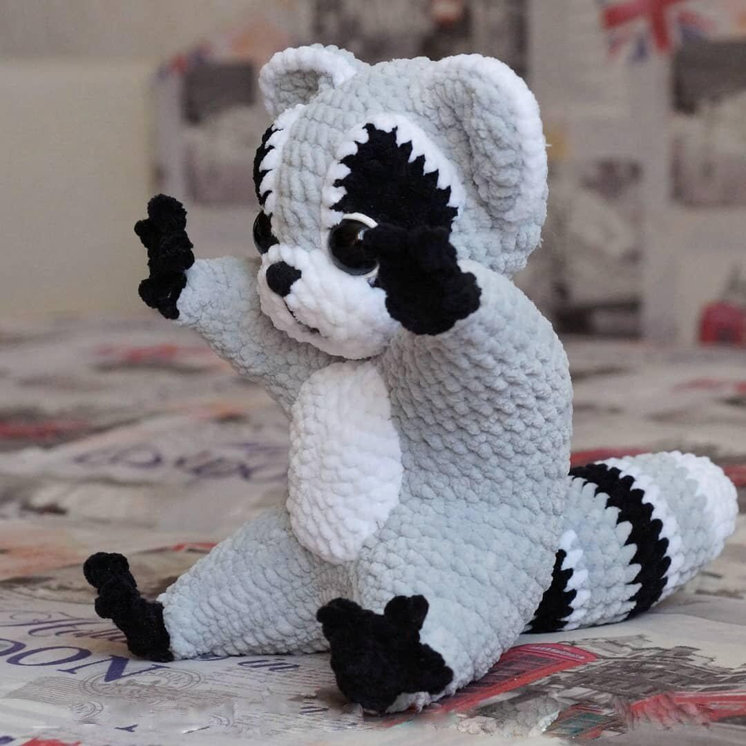 Theodor the Raccoon Amigurumi Crochet Pattern - PDF Digital Download ...