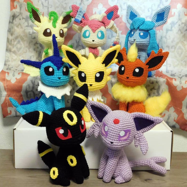 24 in 1 Pokemon Crochet Pattern PDF Bundle - 3-part Digital Download - Etsy