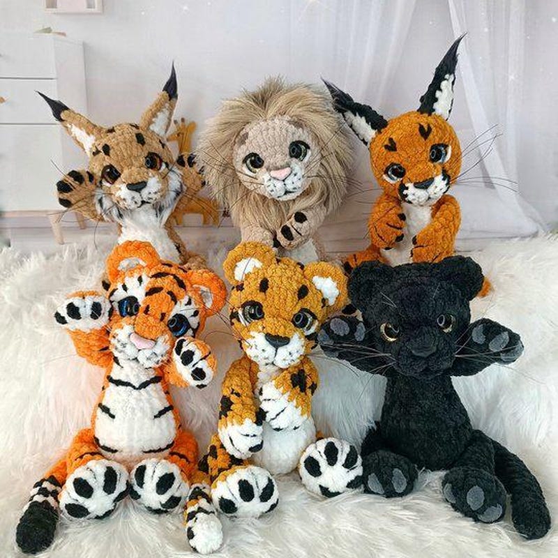 Cat Toys Leopard Pattern - Etsy UK