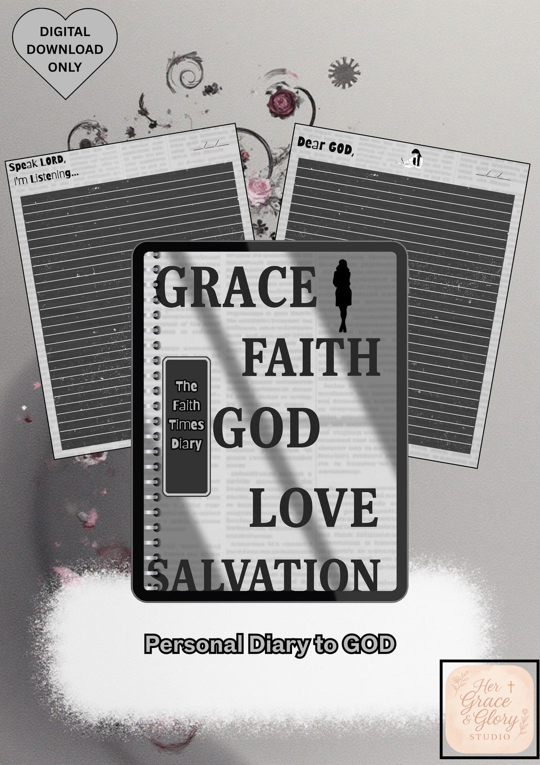 The Faith Times Diary | Christian Digital Diary for Women | Prayer ...