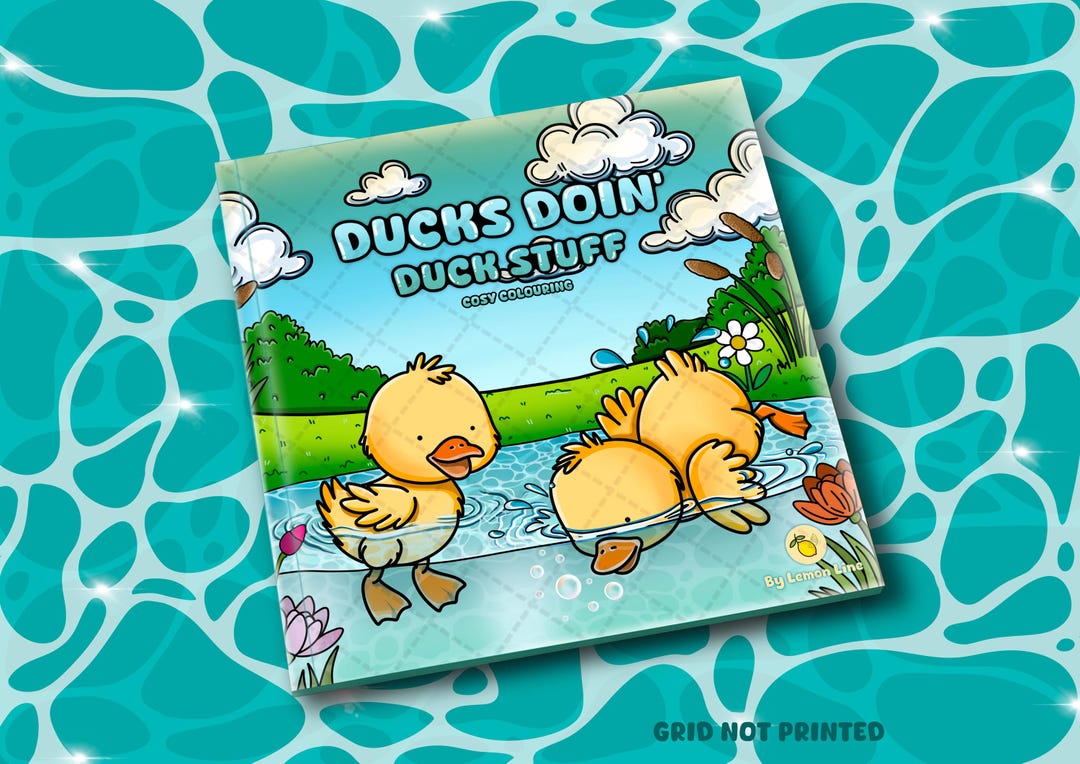 Ducks Doin’ Duck Stuff Cosy Colouring Book | Mindfulness Relaxation ...