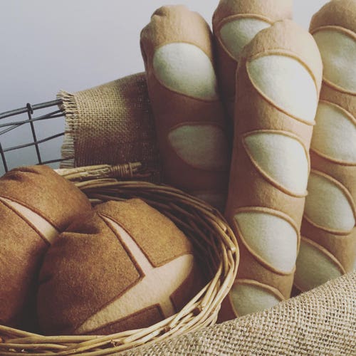 Market Fresh Bakery Bread Felt Bread for Pretend Play or for | Etsy