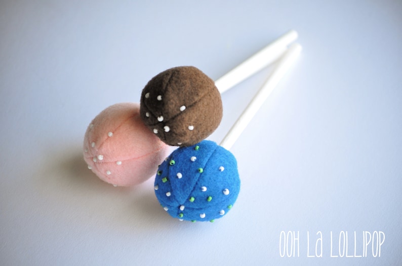 Felt Cake Pops - Etsy