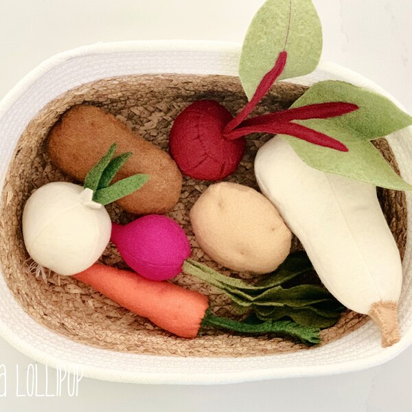 Felt Vegetable - Etsy