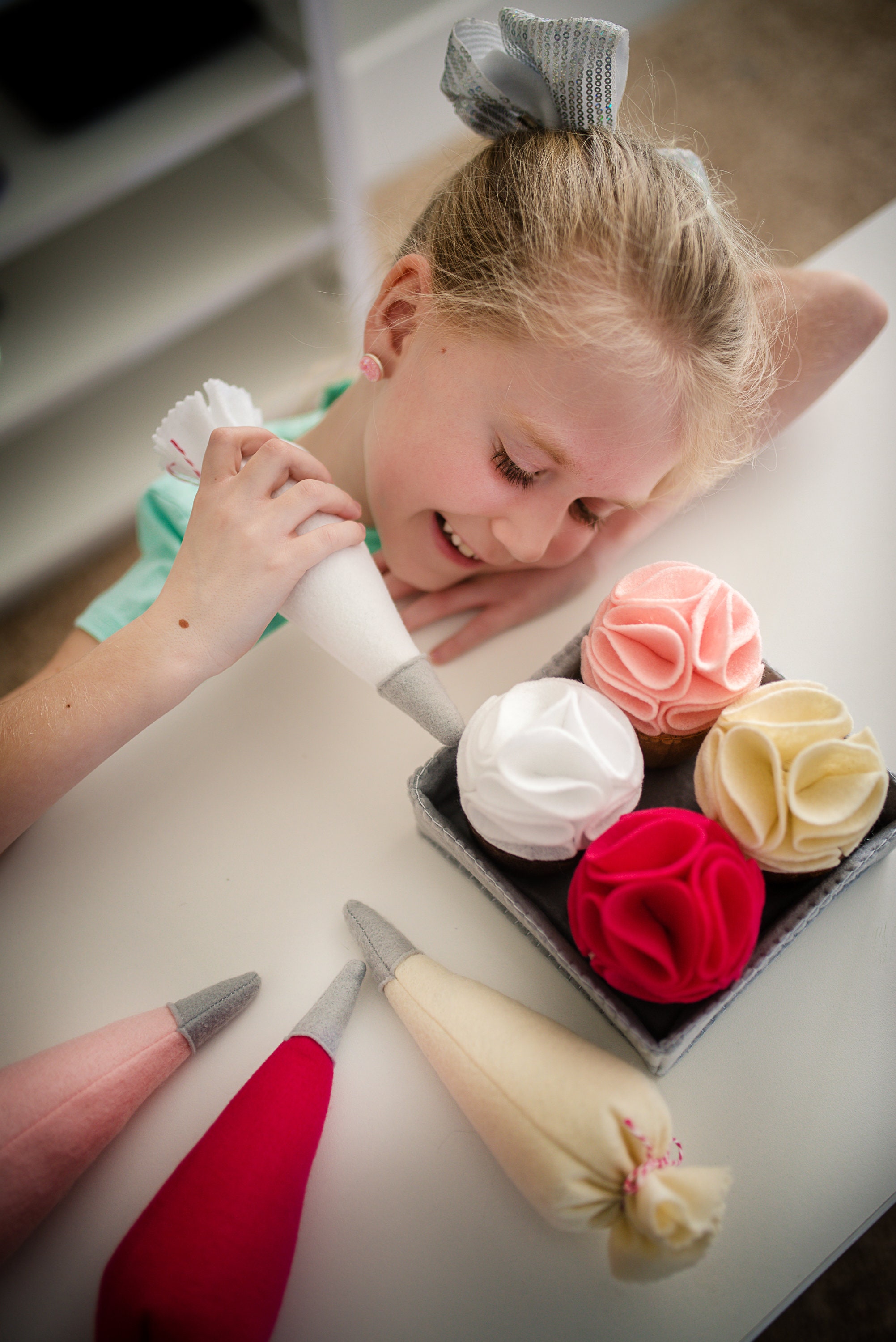 Felt Piping Bags Set of Three in Hot Pink Light Pink and - Etsy