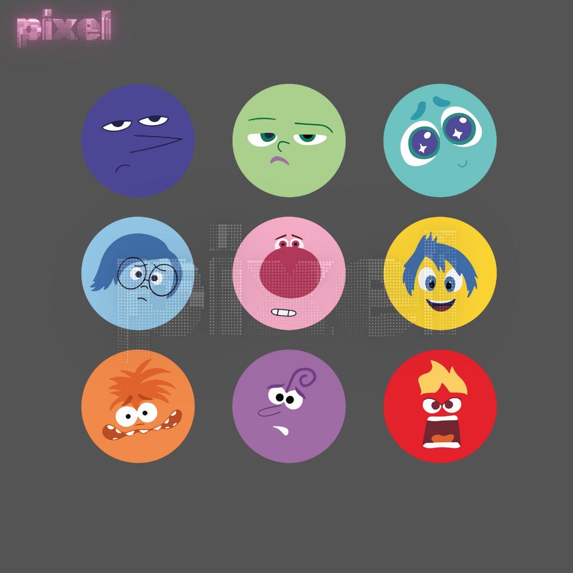 Inside Out Faces Cut Files | Cricut | Silhouette Cameo | Svg Cut Files ...