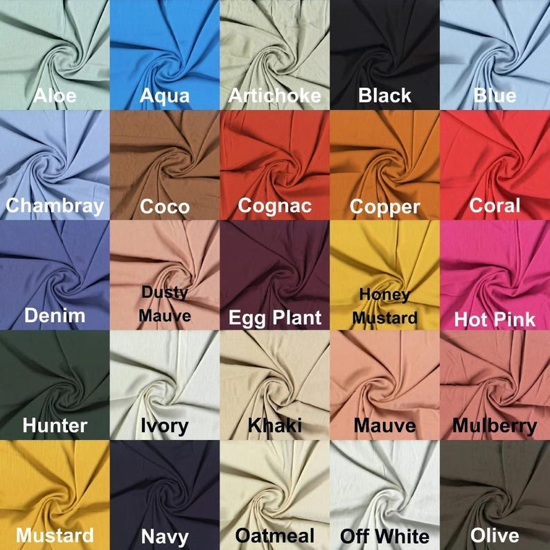 Litlook-rayon Crepon Gauze Woven Fabric – Soft & Light Weight - Etsy