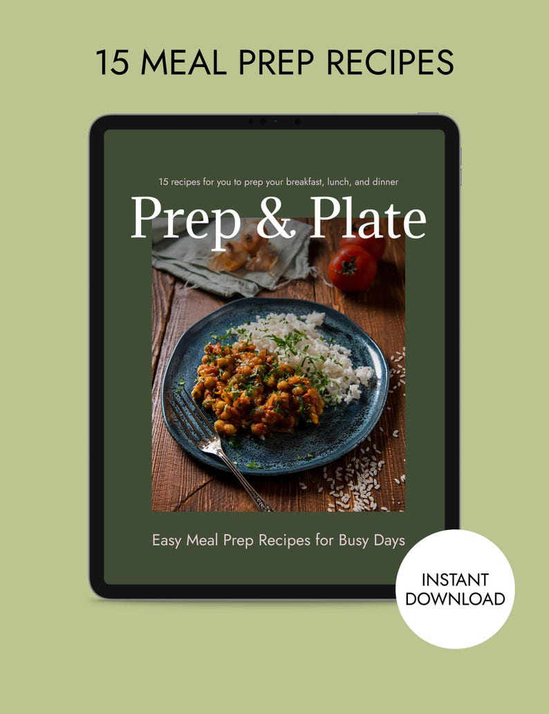 Prep and Plate | Easy Meal Prep Recipes Ebook | Quick & Healthy Meals ...