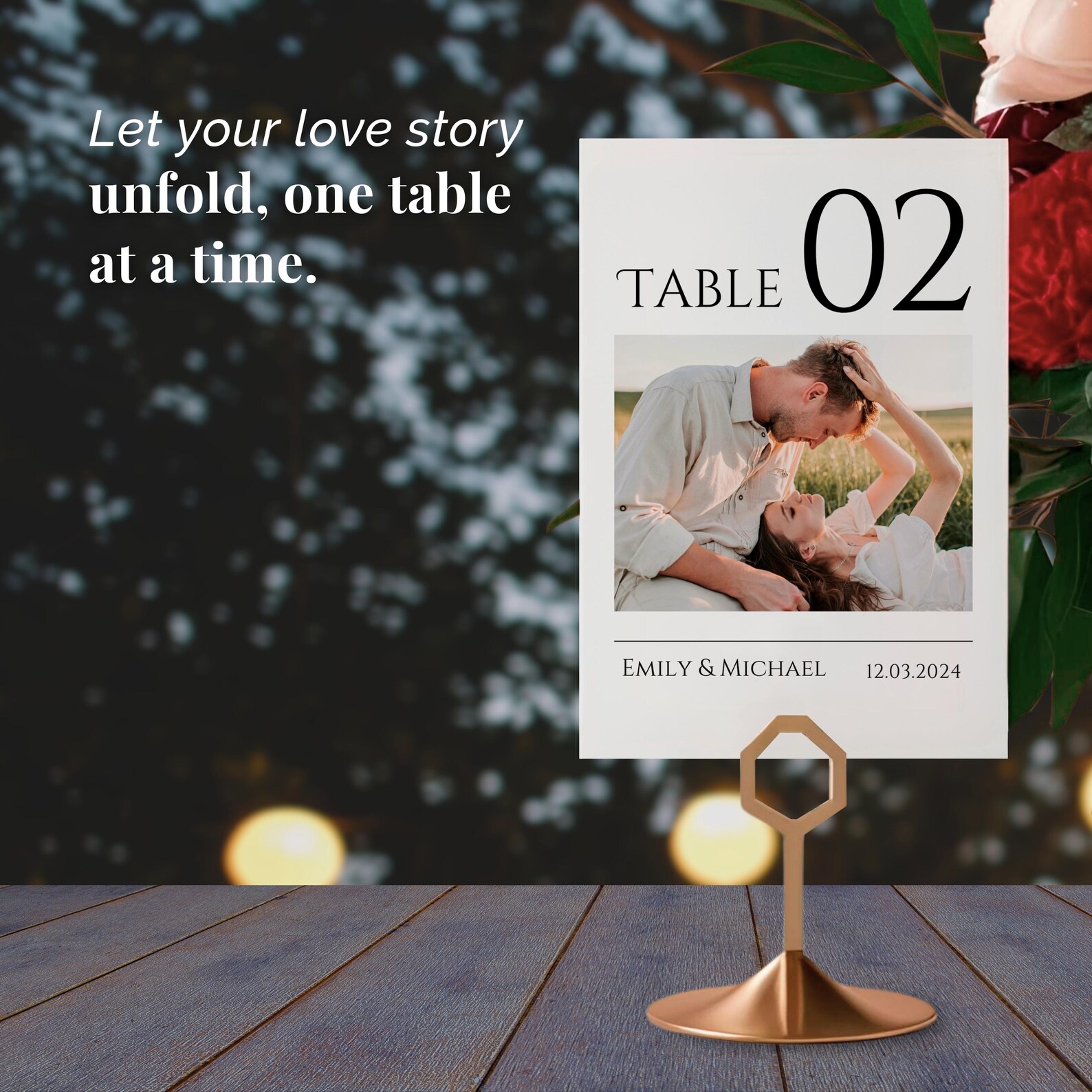 Table Numbers for Wedding Reception, Wedding Table Numbers, Wedding ...