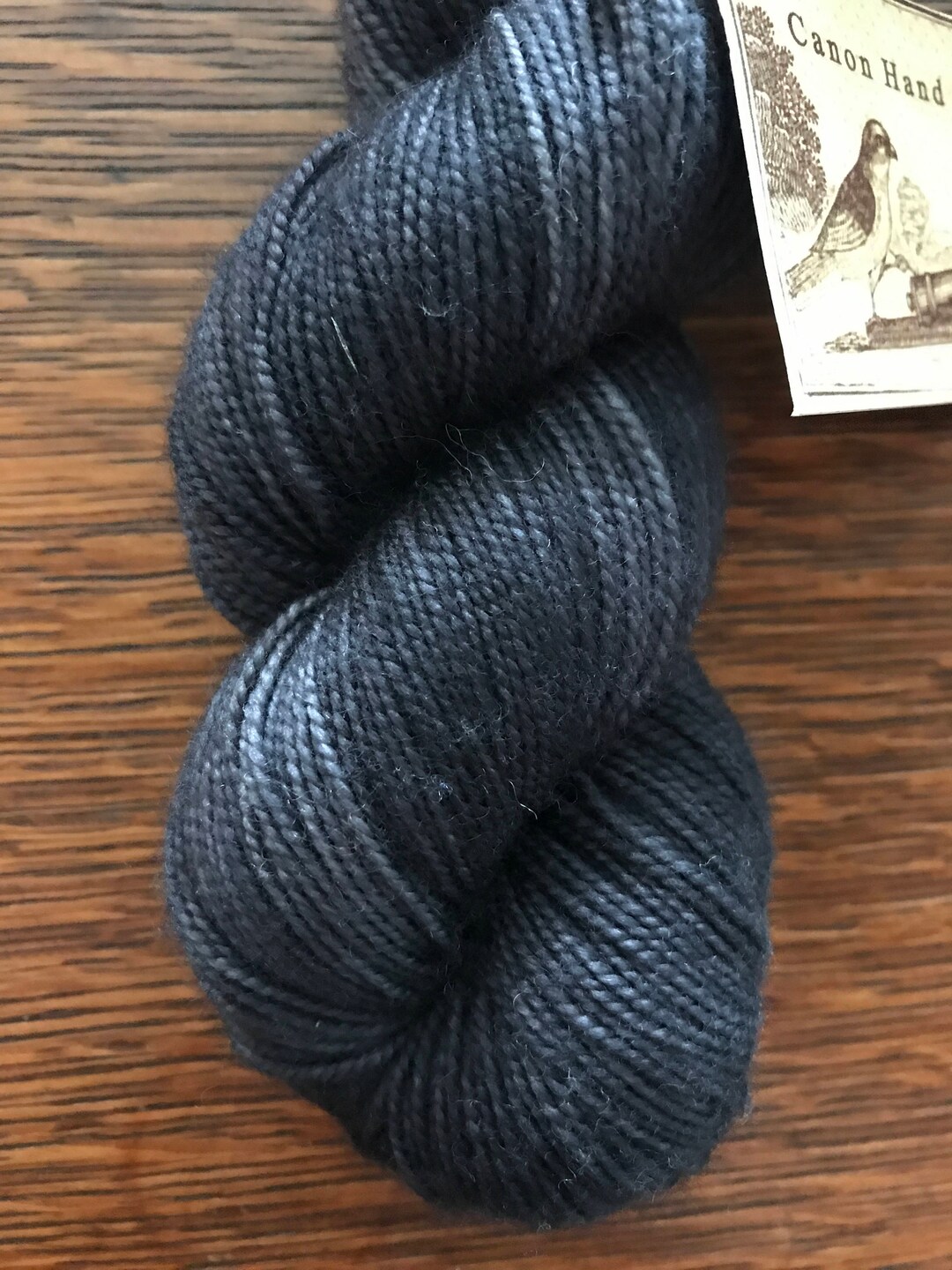 Coal, Canon Hand Dyes Charles Fingering Yarn - Etsy