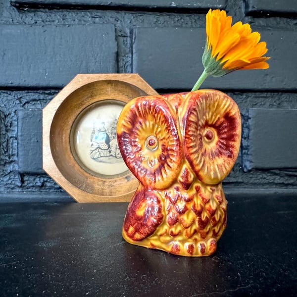 Owl Vase - Etsy