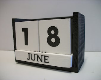 Block Calendar - Etsy