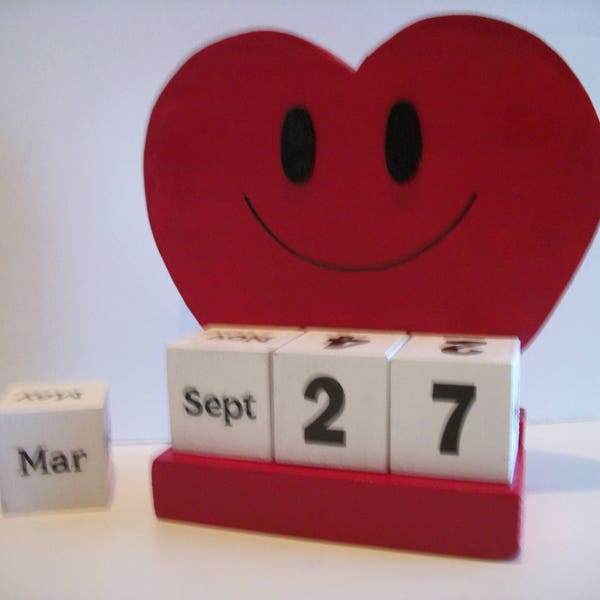 Smiley Face Calendar - Etsy