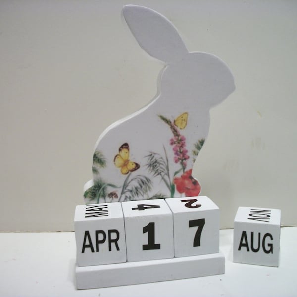 Rabbit Calendar - Etsy