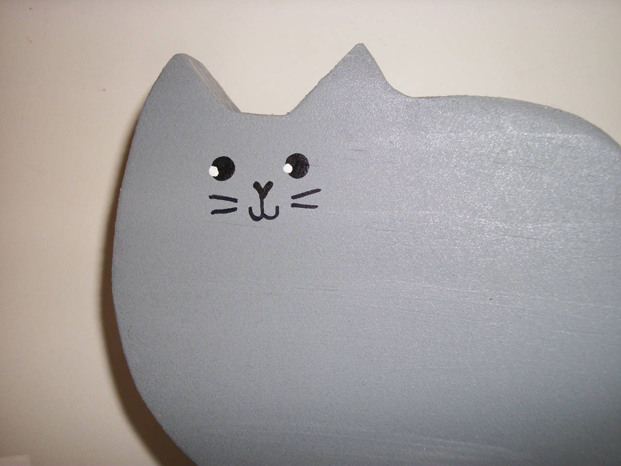 Cat Perpetual Wood Block Calendar Fat Grey Cat - Etsy