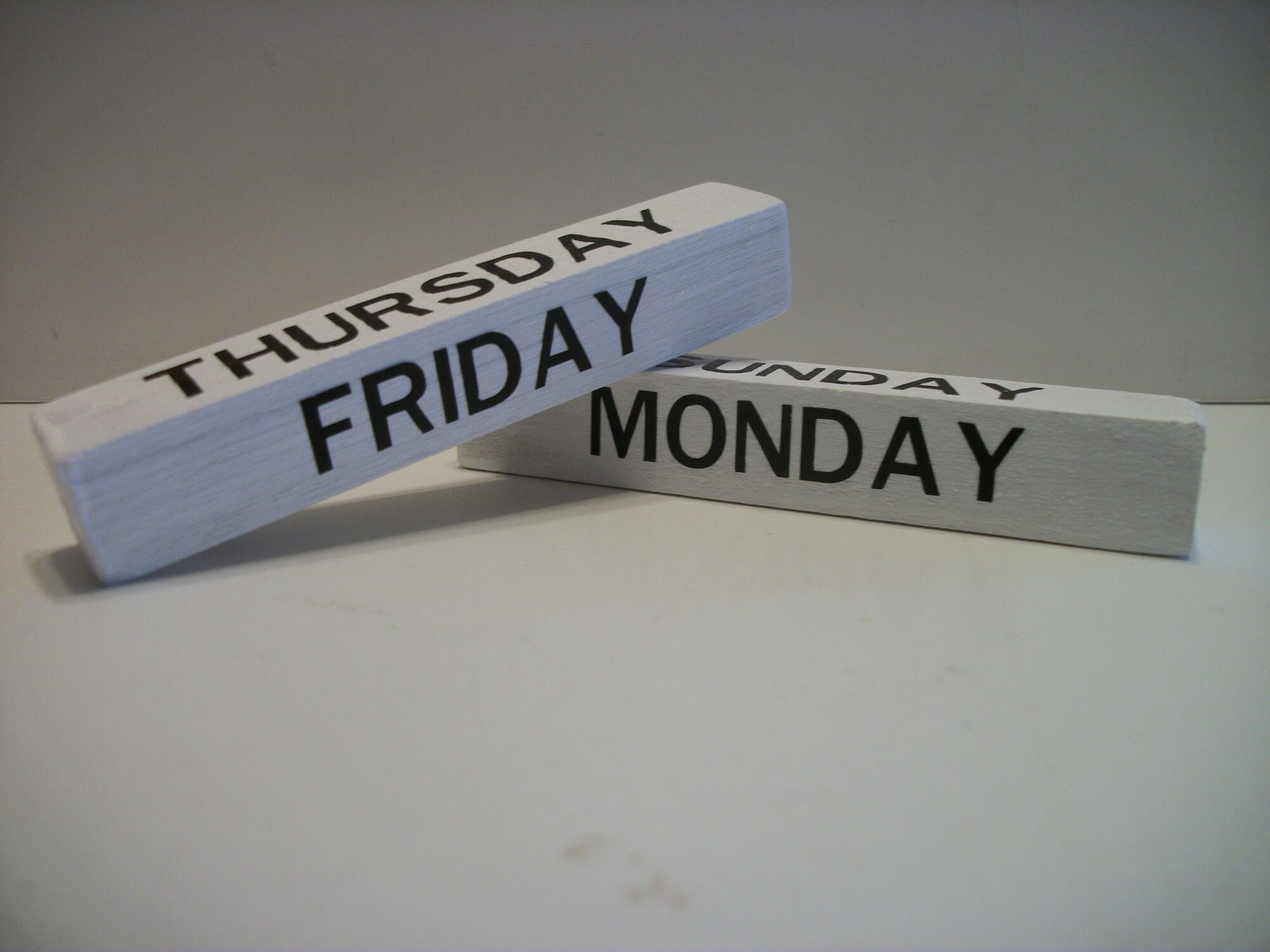 Rabbit Calendar Perpetual Wood Block Primitive Tan Rabbit | Etsy