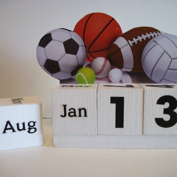 Baseball Themed Calendar - Etsy
