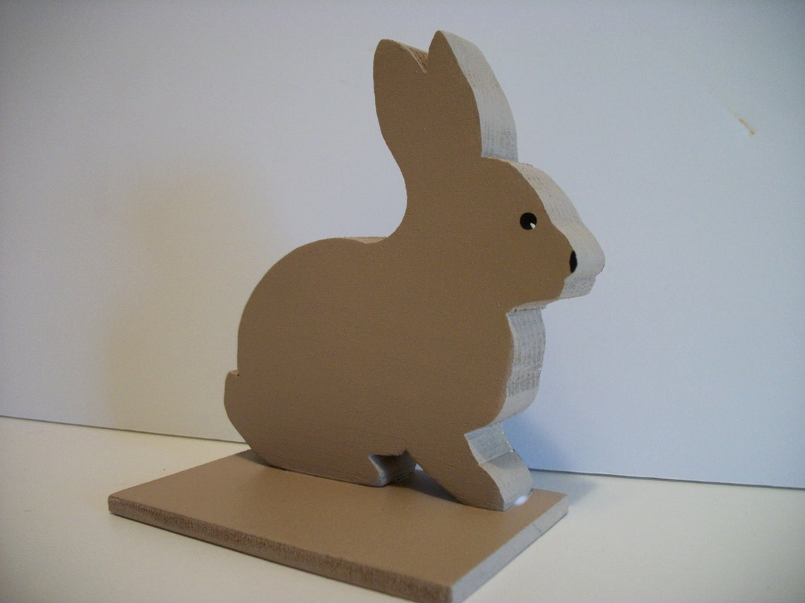 Rabbit Calendar Perpetual Wood Block Primitive Tan Rabbit - Etsy