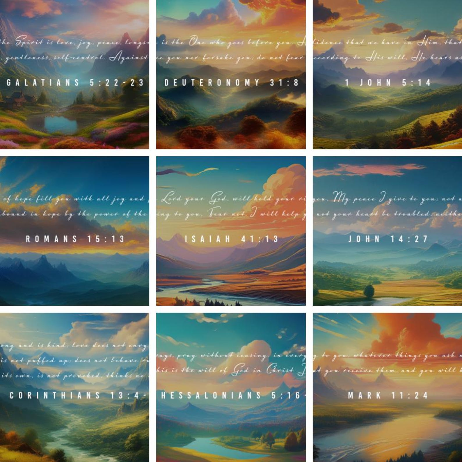 Christian Facebook Covers: Bible Verse Scripture Graphics (digital ...