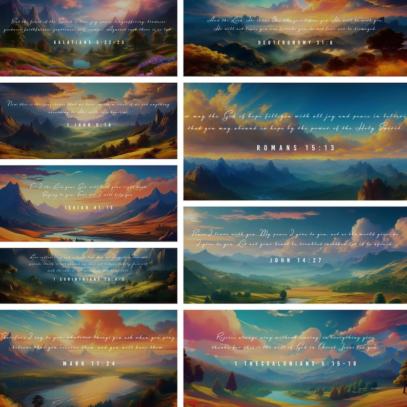 Christian Facebook Covers: Bible Verse Scripture Graphics (digital ...