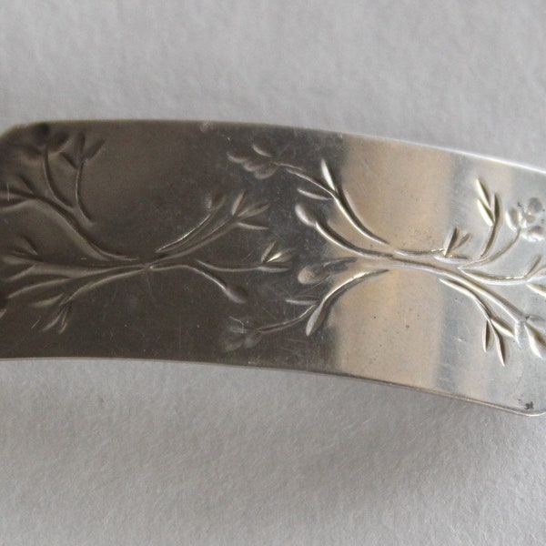Silver Barrette - Etsy