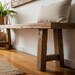 Reclaimed Wood Entryway Bench Rustic Wood Bench for Entry Long Bench ...