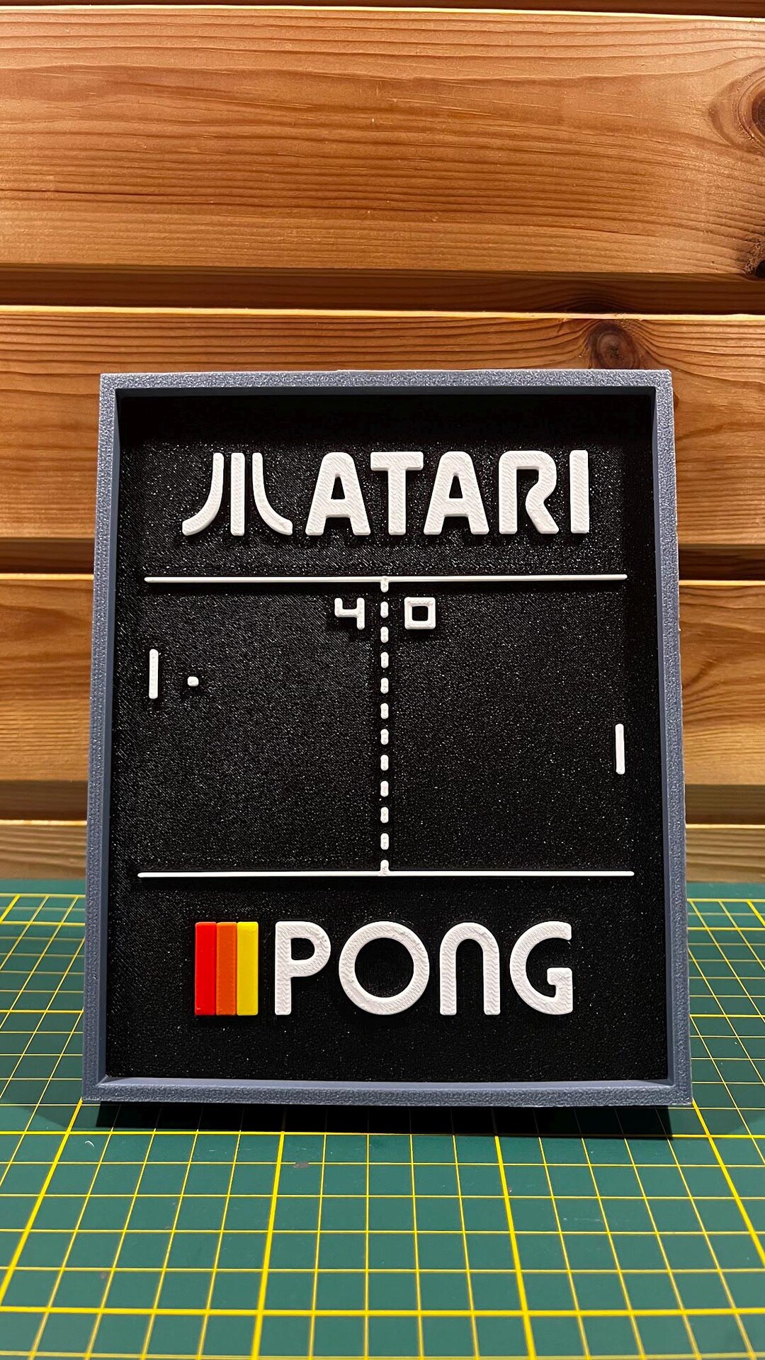 Atari Pong Wall Art – Minimalist Retro Gaming Display - Etsy