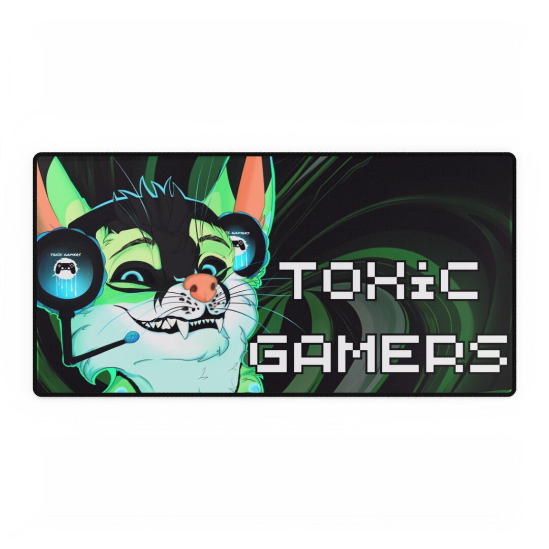 Toxic Gamers Gaming Desk Matt | Blair | Perfect for Gamers, Playstation ...