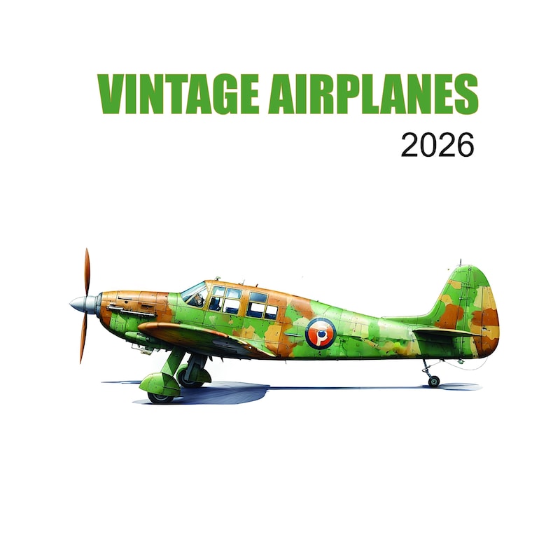 2026 Airplane Calendar - Etsy